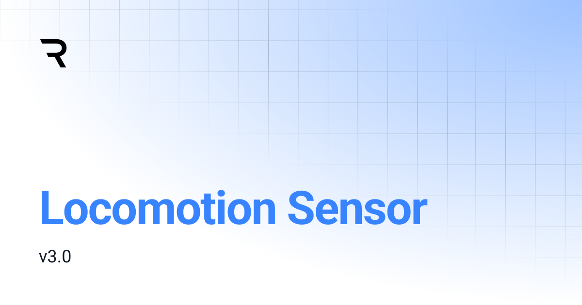 Locomotion Sensor | Docs